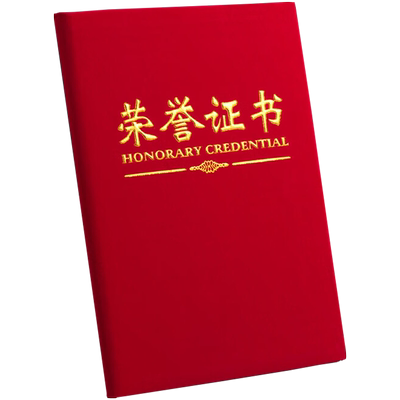 DSB荣誉证书大12K绒面经典款
