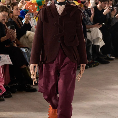 Walter Van Beirendonck 造型西装外套（棕色）| triplemajor