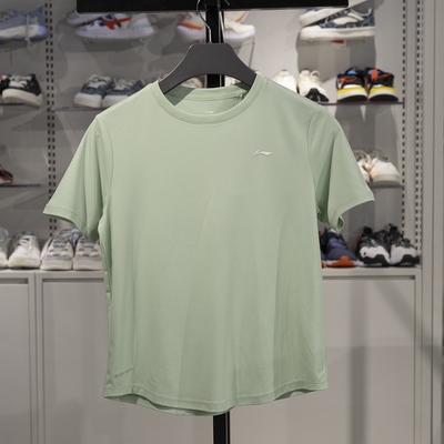 李宁短袖女子冰感舒适短袖T恤