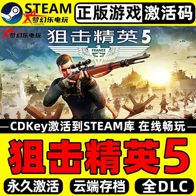 狙击精英5正版Steam激活码CDKey