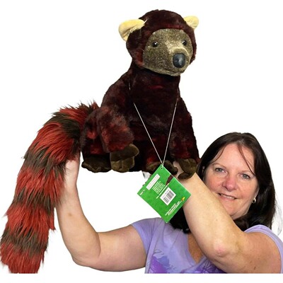 （代购）仿真环尾獴ring-tailed mongoose毛绒玩具公仔