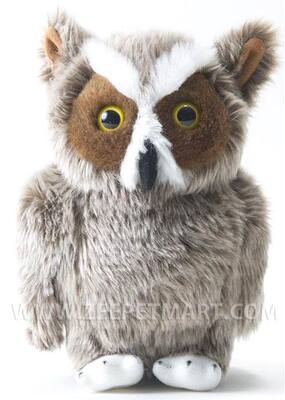 （代购）仿真大雕鸮猫头鹰great horned owl毛绒玩具公仔