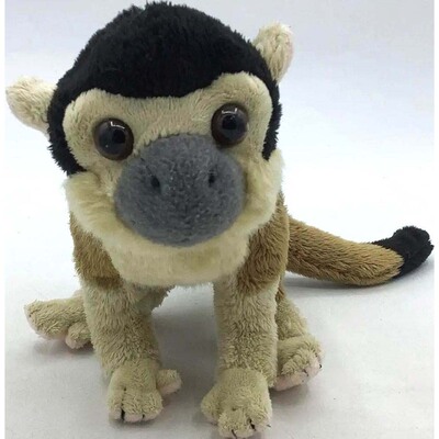 （代购）美国SOS仿真小号松鼠猴squirrel monkey毛绒玩具公仔