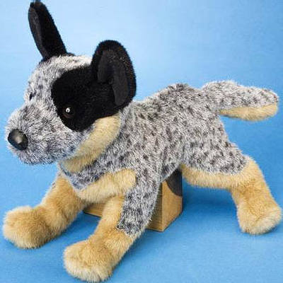 （代购）英国douglas仿真大号澳洲牧牛犬cattle dog毛绒玩具公仔