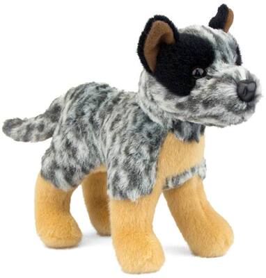 （代购）英国douglas仿真澳洲牧牛犬蓝色赫勒犬狗狗毛绒玩具公仔