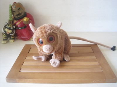 （代购）美国wild republic仿真眼镜猴tarsier毛绒玩具公仔