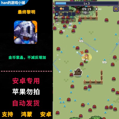 最终黎明 final dawn 安卓复古像素风游戏 金币紫晶不减反增加