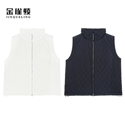 金雀绫【瘦小羊马甲】设计师工字型款加宽加大马夹SZA4TW672