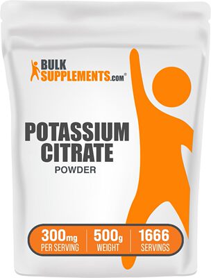 美国代购BulkSupplements.com Potassium Citrate Powder - Potas