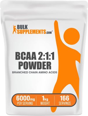 美国代购BULKSUPPLEMENTS.COM BCAA 2:1:1 Powder - Branched Cha
