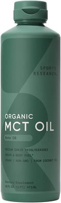 美国代购Sports Research Keto MCT Oil from Organic Coconuts -