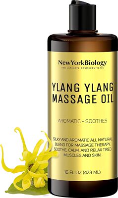 美国代购New York Biology Ylang Ylang Massage Oil 16 Fl. oz