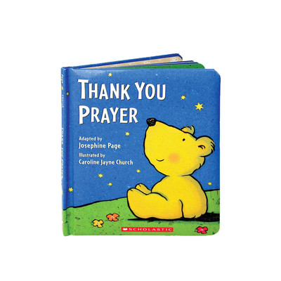 英文原版 Thank You Prayer 感恩祈祷 感谢身边的一切 0-2-6岁宝宝儿童亲子趣味益智图画书 晚安睡前故事书 精装绘本