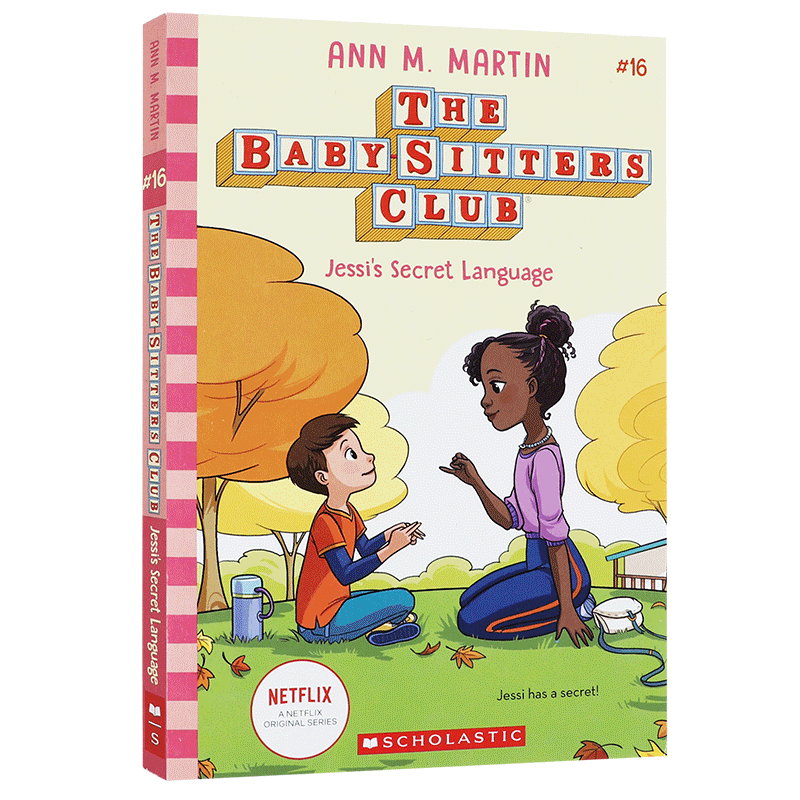 英文原版保姆俱乐部The Baby-sitters Club#16 Jessi's Secret Language杰西的秘密语言Scholastic学乐儿童英语桥梁章节漫画书