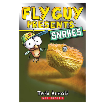 英文原版 Scholastic Reader, Level 2：Fly Guy Presents: Snakes 苍蝇小子：蛇 苍蝇小子科普系列 幽默插画英语启蒙绘本 3-6岁