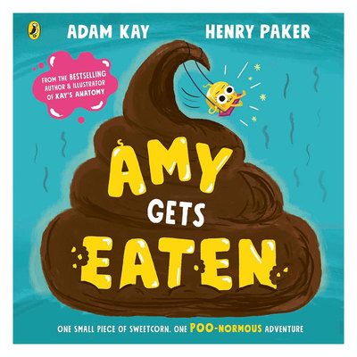英文原版Amy Gets Eaten艾米被吃掉了儿童食道消化科普爆笑科普 科普绘本 消化知识平装绘本4-8岁