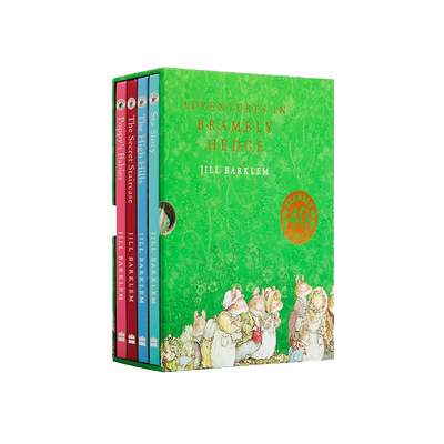 英文原版 Adventures in Brambly Hedge 野蔷薇村的冒险故事4册 野蔷薇村的冒险故事 儿童英伦田园童话故事 40周年盒装纪念版