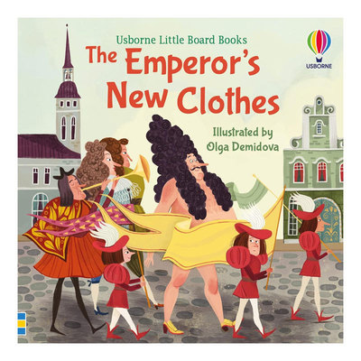 预售英文原版The Emperor's New Clothes皇帝的新衣尤斯伯恩小小纸板故事书 亲子读物纸板绘本童话寓言/神话传说2-6岁