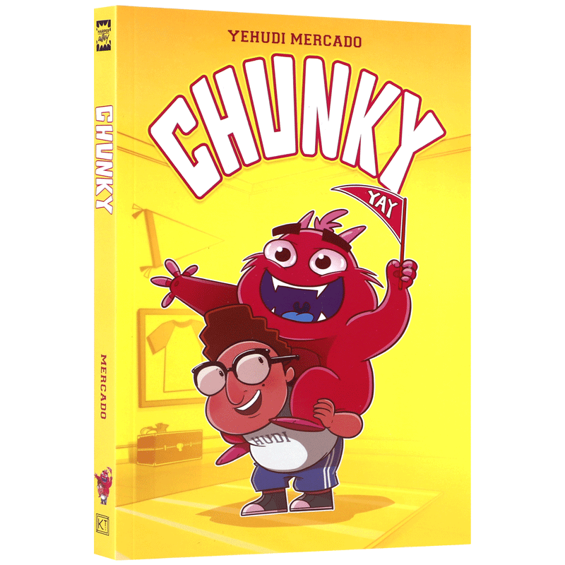 英文原版 Chunky 矮胖子 10-14岁中小学生英语课外阅读读物 培养儿童自信成长桥梁章节漫画书 HarperCollins出版