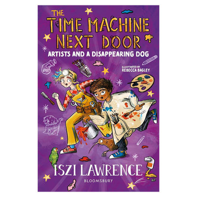 预售英文原版The Time Machine Next Door #5: Artists and a Disappearing Dog隔壁的时光机5 艺术家和失踪的狗黑白插图8-12岁