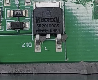 MHCHXM SR20100CS TO-252 MBR20100 肖特基二极管20A/100V 全新