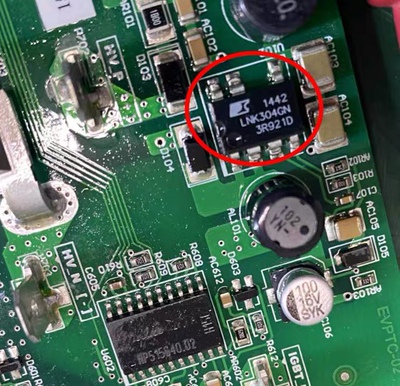 LNK304GN 北汽EU5 PTC暖风系统不加热器易损芯片全新 贴片八脚