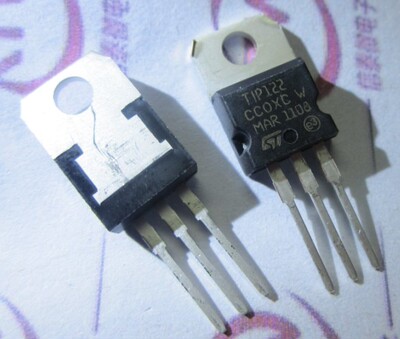 进口原装 TIP122 达林顿晶体管 NPN 5A/100V TO-220 直插三极管