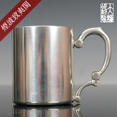 异形手柄锡制马克杯啤酒杯茶杯