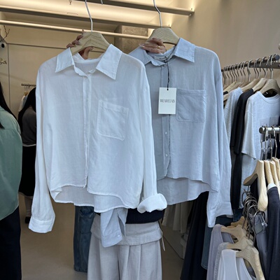 WEARELAB11365天丝苎麻衬衫