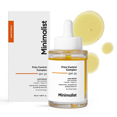 Minimalist Frizz Control Serum Complex with Keratin