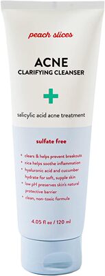 Peach Slices | Acne Clarifying Cleanser | Deep Cleans & Prev