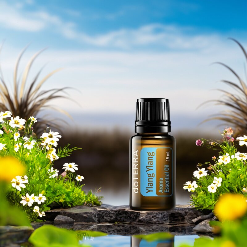 依兰依兰精油多特瑞官网头皮护理精华油舒缓情绪doterra旗舰15ml