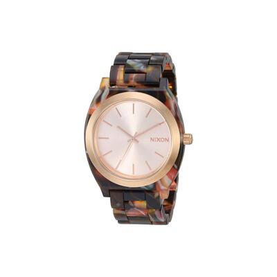 代购Nixon女士腕表计时夜光日期三针醋酸金属防水钢带商务休闲