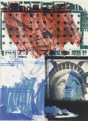 YC541【美国】 Robert Rauschenberg 抽象绘画拼贴画装置艺术图库