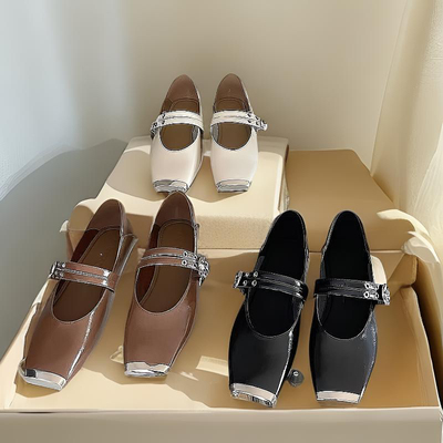 专柜正品春秋新款法式单鞋乐福鞋法式淑女女小皮鞋软底正品161162