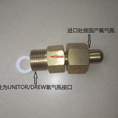 国产氧气瓶乙炔瓶接头转换优利多unitor/DREW国外瓶接口反丝W询价