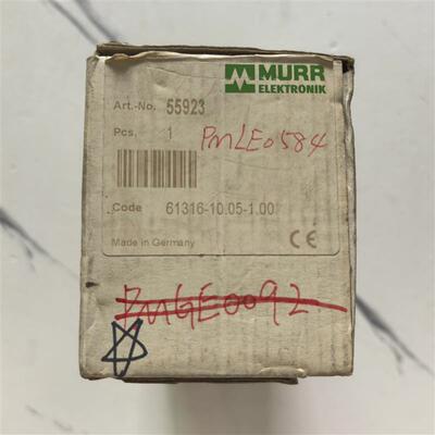 全新原装正品 MURR穆尔 55923 模块 实物拍摄 现货销售询价
