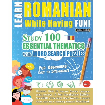预售 按需印刷  LEARN ROMANIAN WHILE HAVING FUN! - FOR BEGINNERS 边玩边学罗马尼亚语!-初学者:容易中级 Linguas Classics