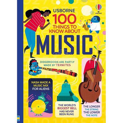 音乐知识100问 科普读物 Usborne出版社 英文原版 100 Things to Know About Music 8-13岁