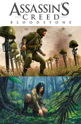刺客信条 血石 1-2卷合集  英文原版 Assassin's Creed Bloodstone Collection 电子游戏插画小说