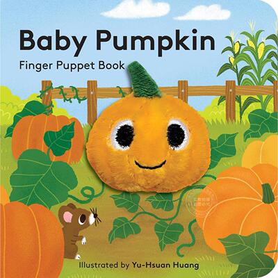 南瓜宝宝：手指玩偶书 儿童互动游戏绘本故事书 英文原版 Baby Pumpkin: Finger Puppet Book 0-3岁