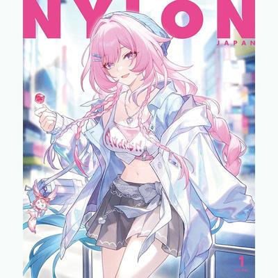 现货 进口日文 NYLON JAPAN 2026年1月号 特别版 崩坏：星穹铁道 昔涟双封面 崩铁 附录 黄金后裔迷你照片卡