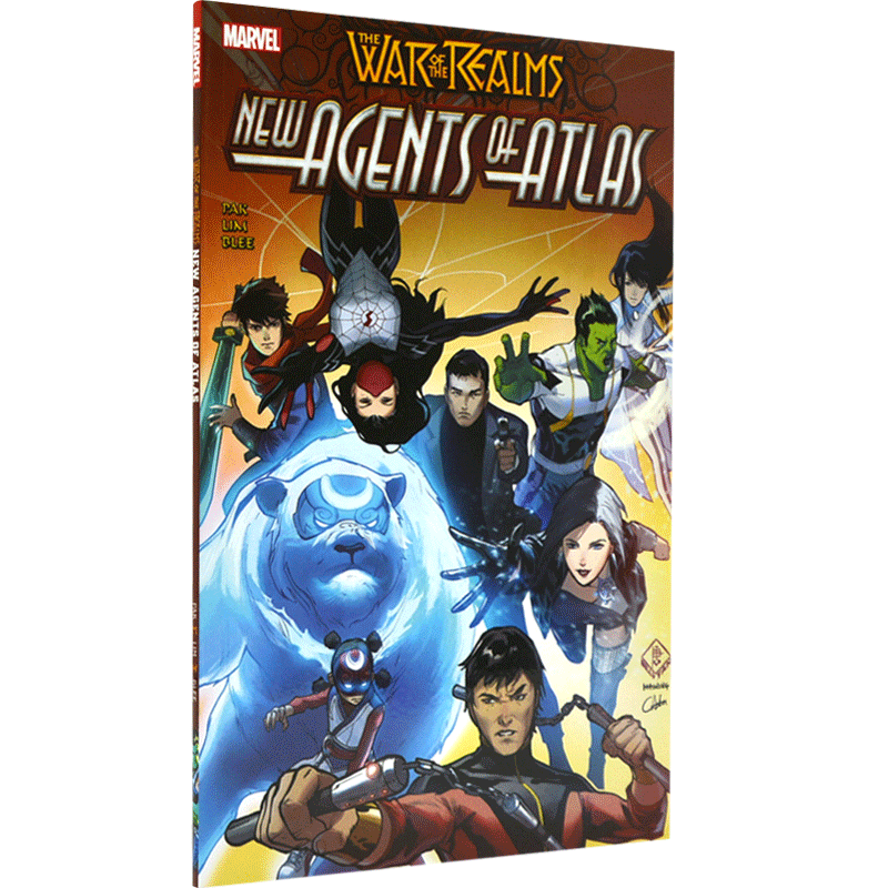 现货 诸界之战 新阿特拉斯干员 英文原版 War of the Realms: New Agents of Atlas 尚气 漫威