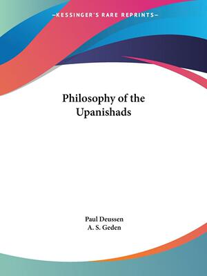 预售 按需印刷 Philosophy of the Upanishads