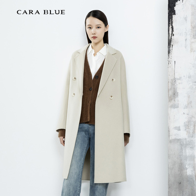 喀啦CARABLUE 简约休闲气质百搭大衣 KB233PWN0010