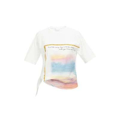 喀啦CARABLUE时尚休闲针织短袖