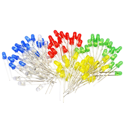 5mmled蓝色黄色紫色发光二极管