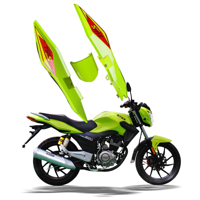 豪达现代机车摩托配件HD150-27C-G-3A仿罗宾逊后桥尾翼尾灯罩侧盖