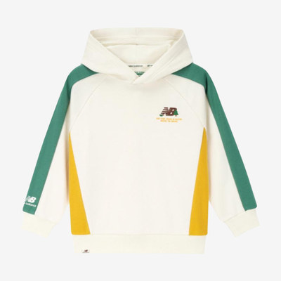 New Balance新百伦正品儿童拼色连帽长袖日常出行卫衣7CD36103-IV