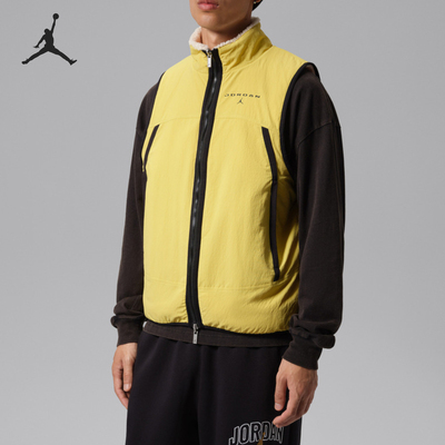 Nike/耐克正品Jordan 男士时尚双面穿加绒保暖马甲IM9895-272